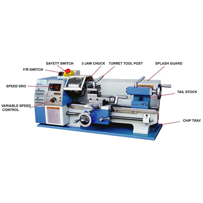 TN210V Variable Speed Lathe Machine | J&M Machine Tools